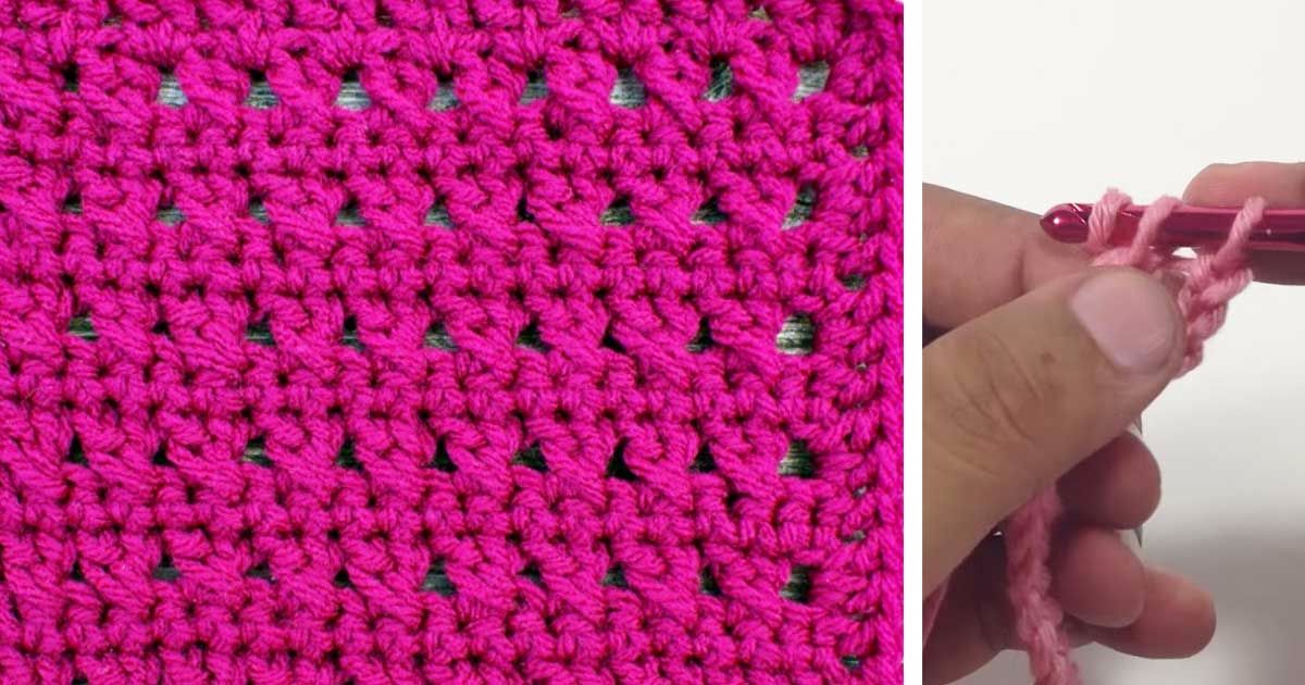 How to create the crossed double crochet (video tutorial & written ...