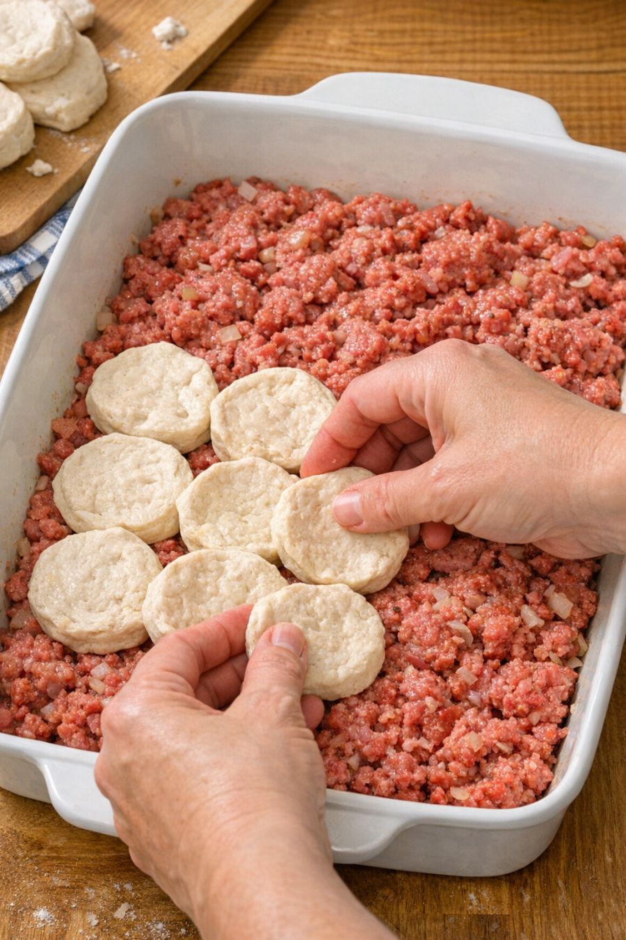 Scatter biscuits and these 2 ingredients over beef for a baked dinner I ...