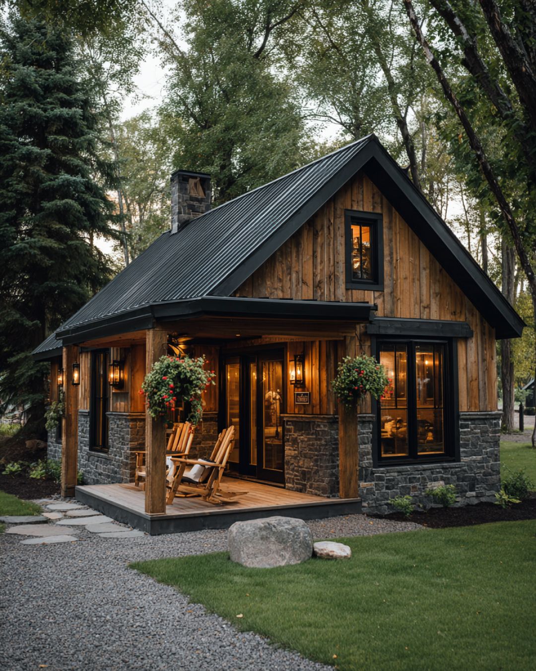 Explore this enchanting rustic gable cottage tucked within a serene ...