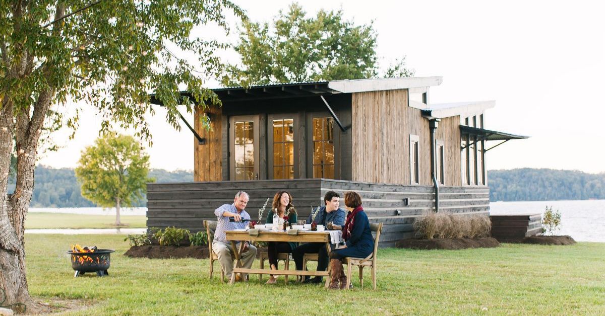 Check out this ultra-chic saltbox home by Designer Cottages for $130,000
