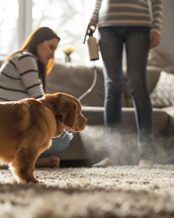 What's the most effective way for removing pet odors? We've just moved ...