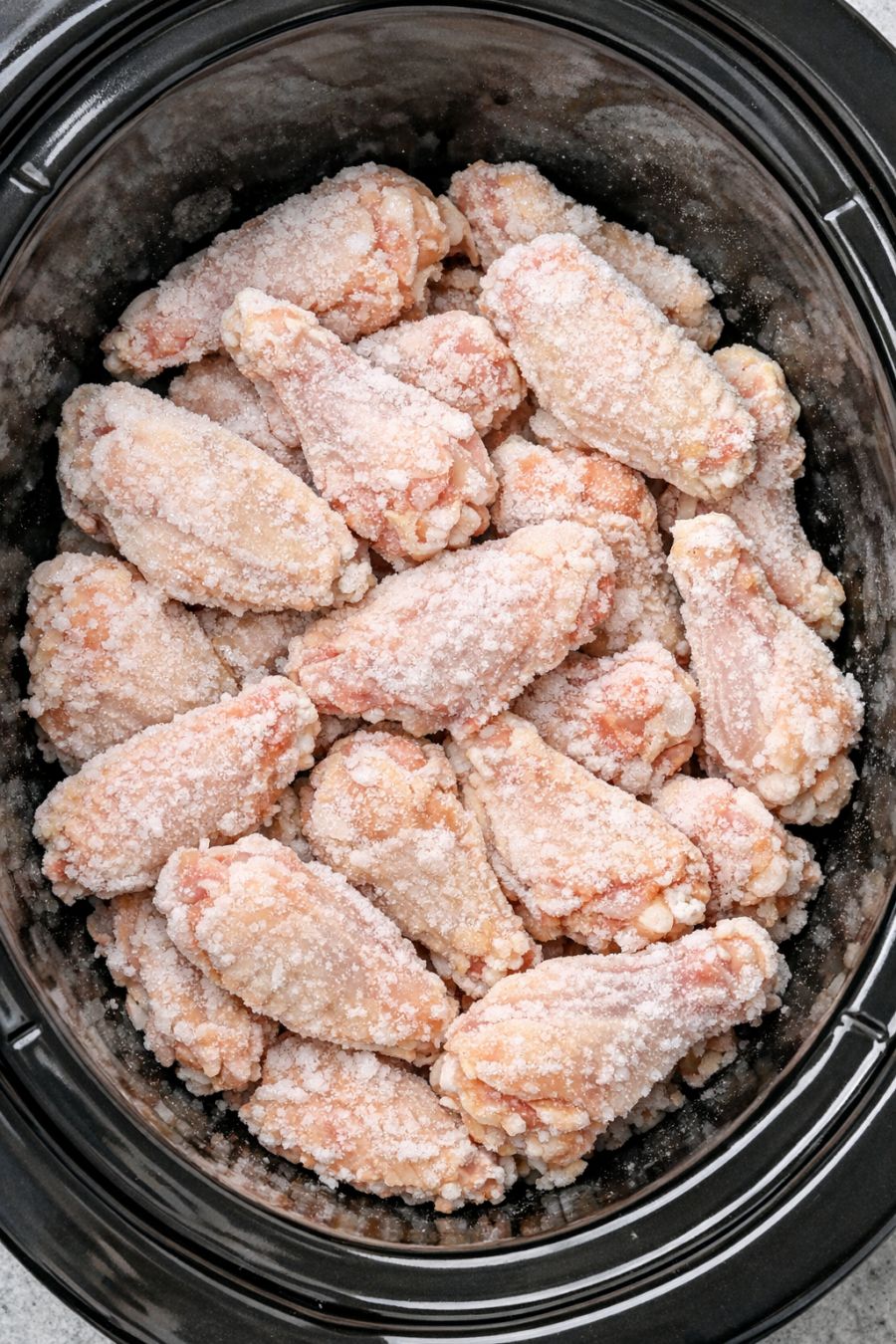 Dump frozen chicken wings in the crock and 2 other pantry items to get ...