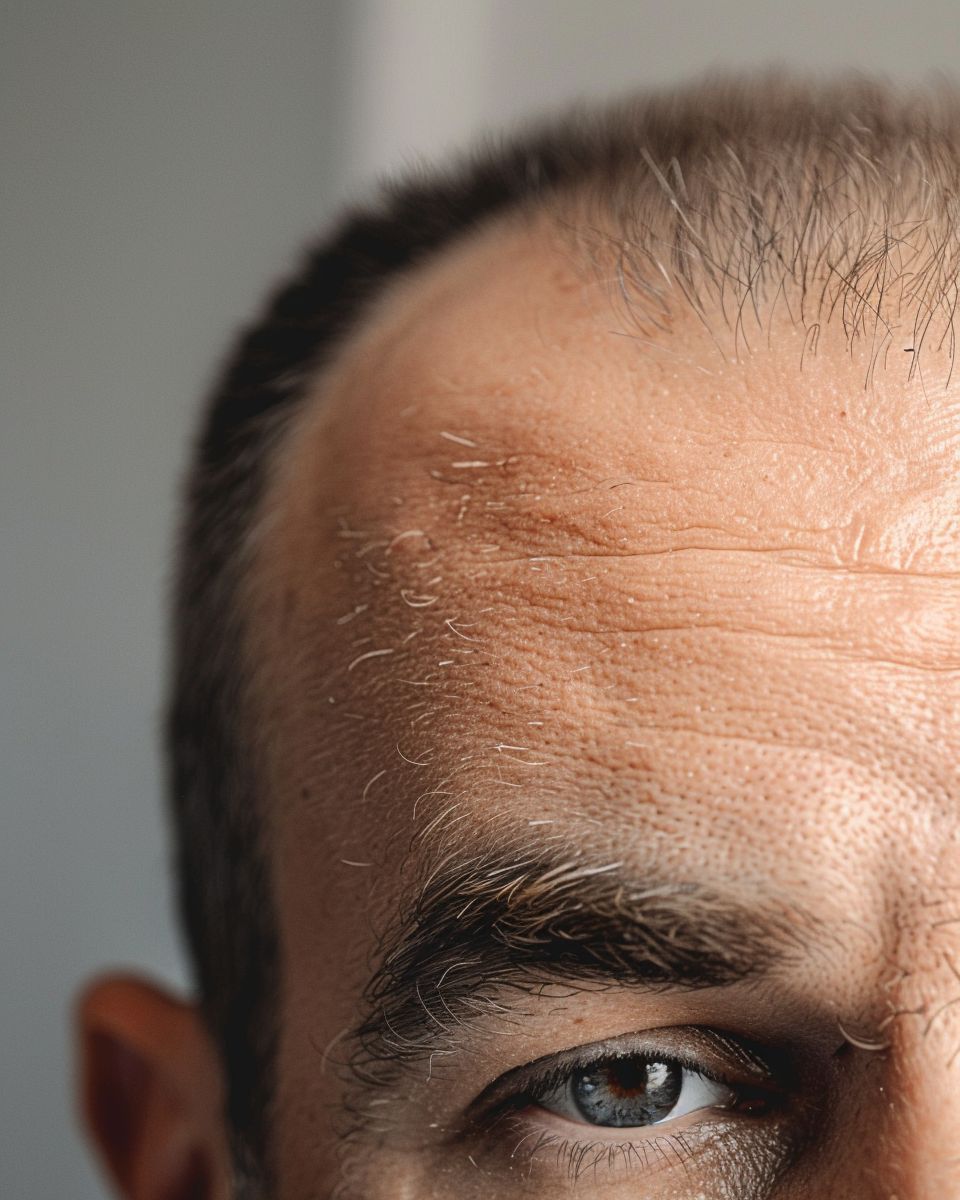 My uncle's hairline is receding as he gets older. What are natural ways ...