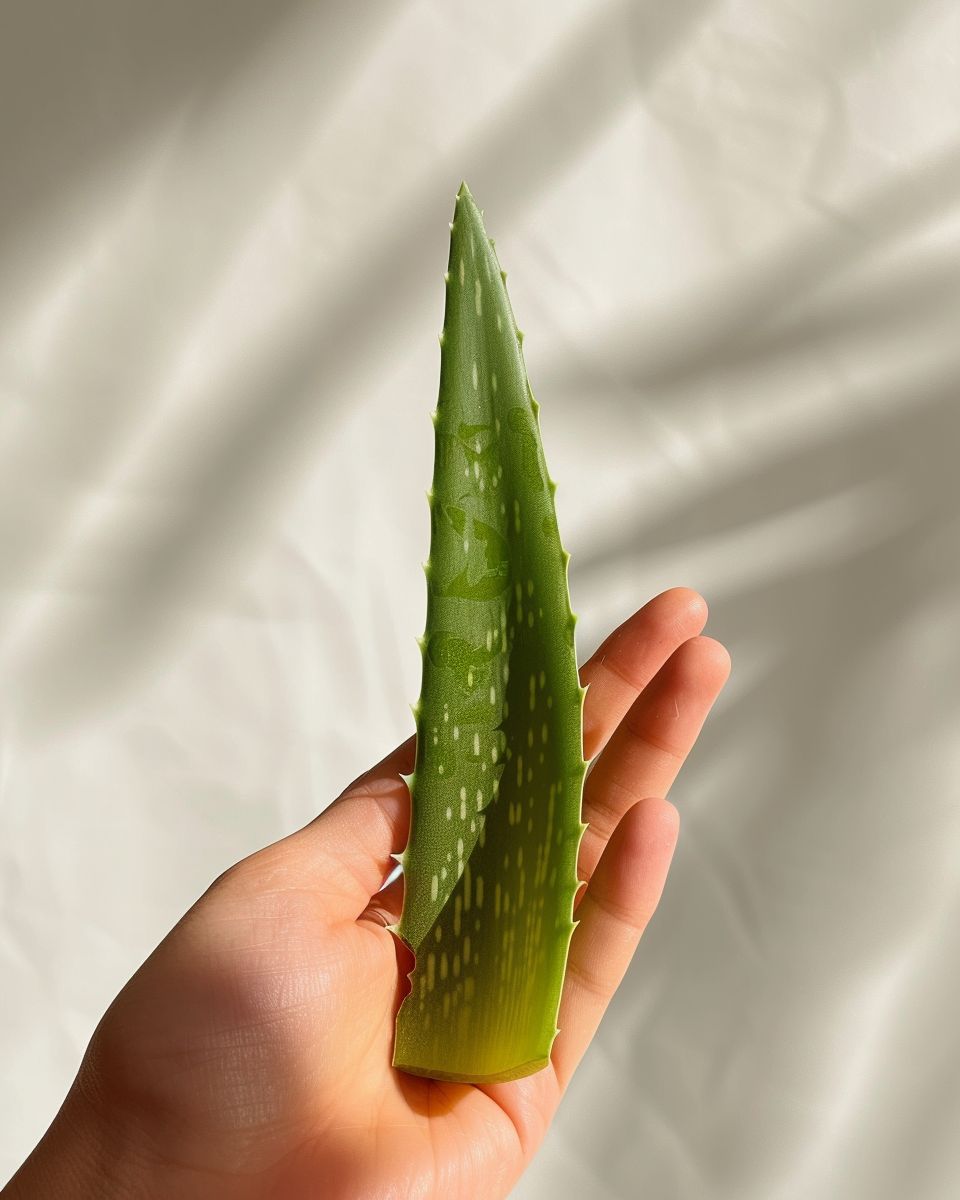 My sister-in-law believes in using aloe vera straight from the plant ...