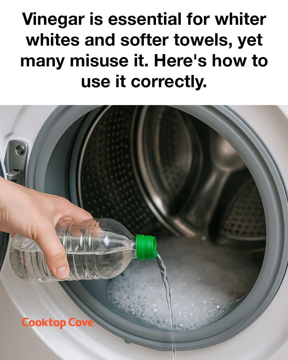 Vinegar is essential for whiter whites and softer towels, yet many ...