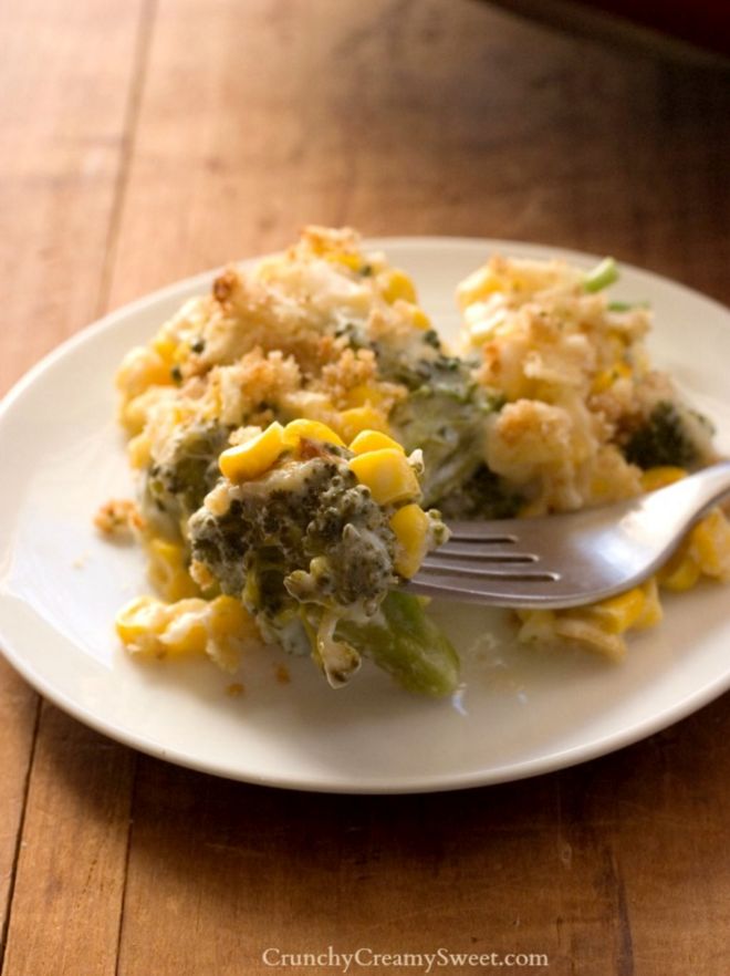 Try this easy creamy broccoli and corn casserole and enjoy!