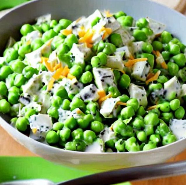Everytime I serve this pea salad, I always get so many compliments