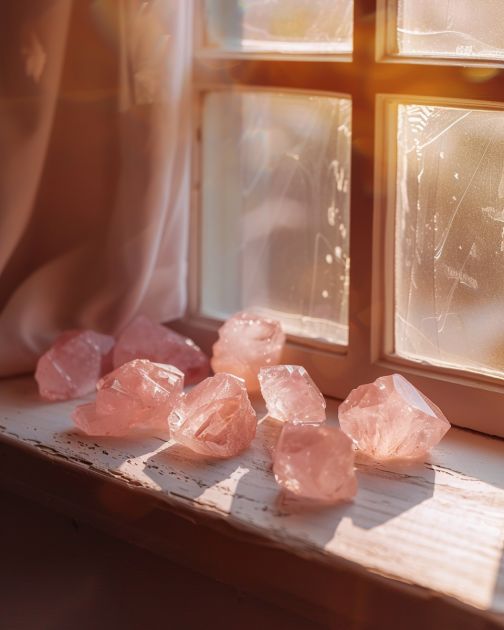 Place rose quartz crystals on your windowsill & see the miraculous ...