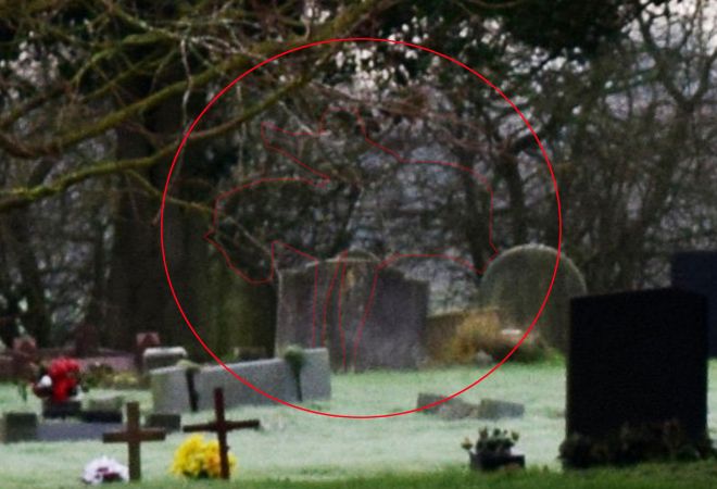 Ghost Retouched Cemetery