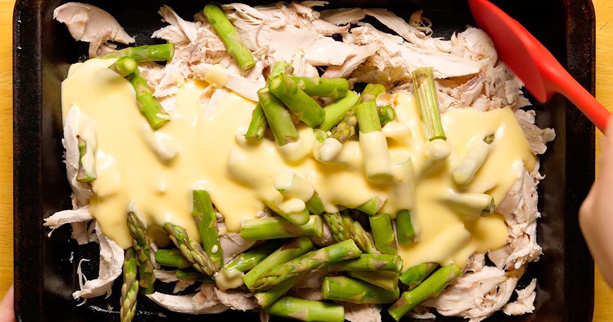 Chicken Oscar With Asparagus