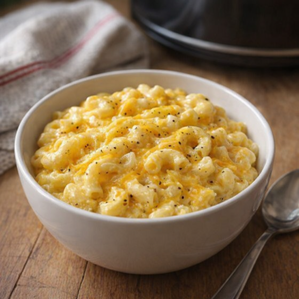 Put uncooked elbow macaroni in the slow cooker with these 2 ingredients ...