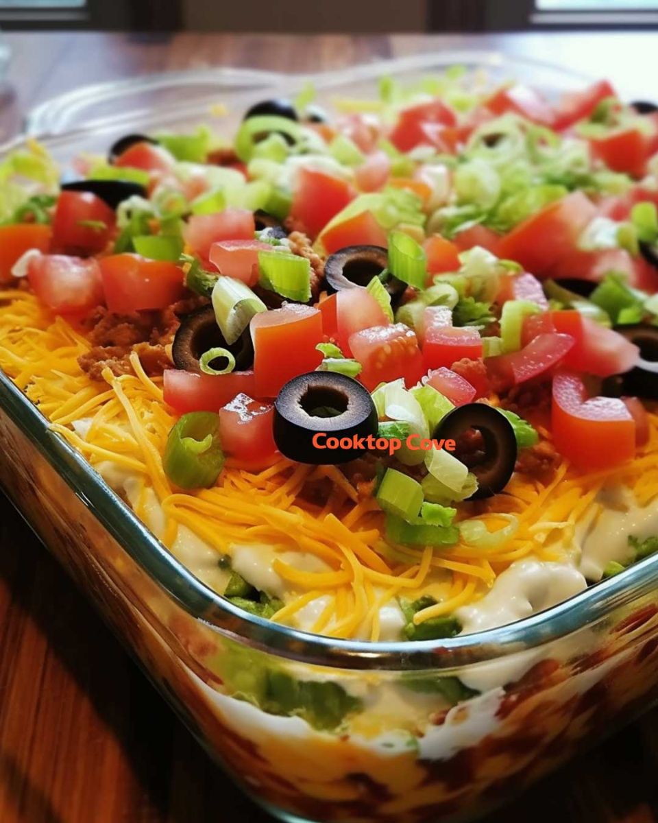 Mama's 7-layer dip is always the star of the show at game nights! It ...